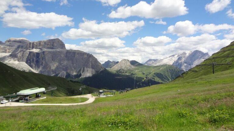 Visiting Attractive Sella Pass in Dolomites Italy