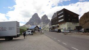 Visiting Attractive Sella Pass in Dolomites Italy