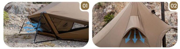 OneTigris Gastropod Camping Tent - Just a Floorless but Unique Shell